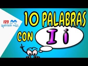 Cuáles Son Las Palabras Con I Más Fáciles Para Niños